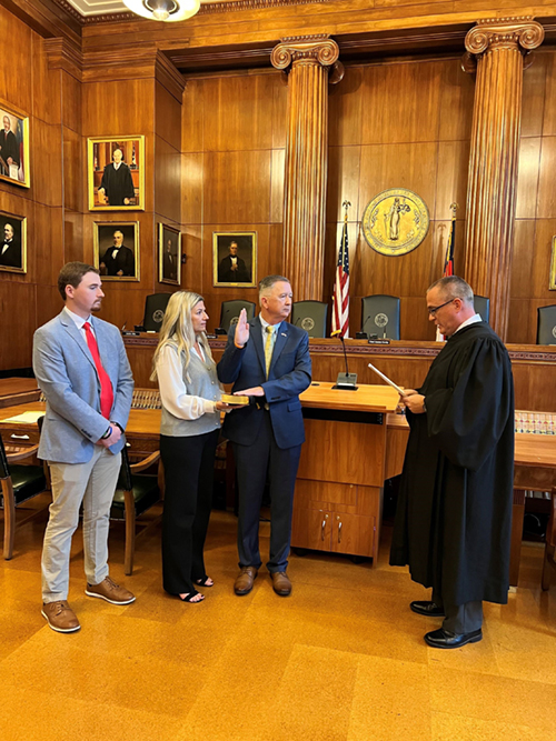 NCSBI - Roger “Chip” Hawley Sworn in as New SBI Director